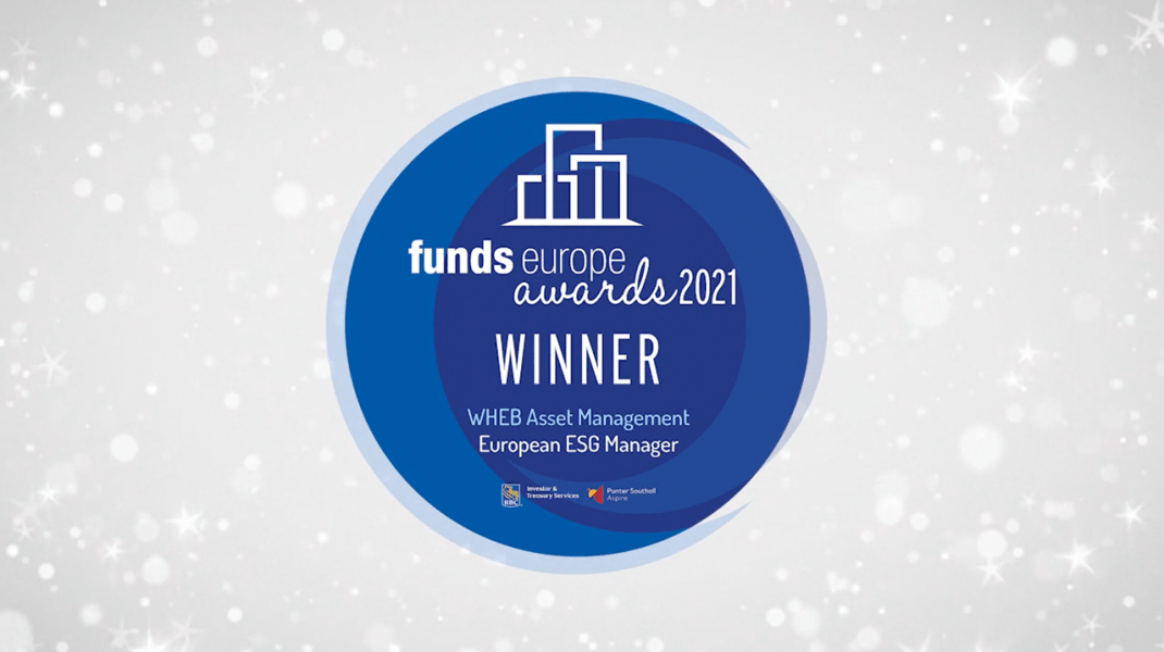 WHEB wins “European ESG Manager of the Year” in the Funds Europe Awards ...